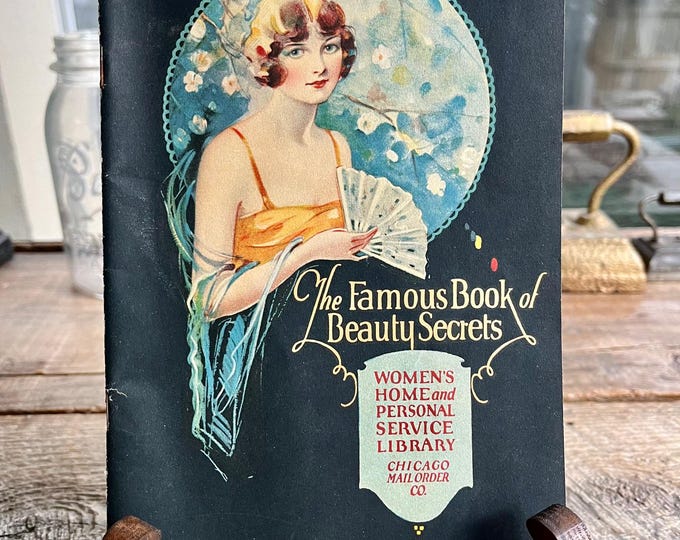 Iconic Rare Original 1925 Flapper Item! "the Famous Book of Beauty ...