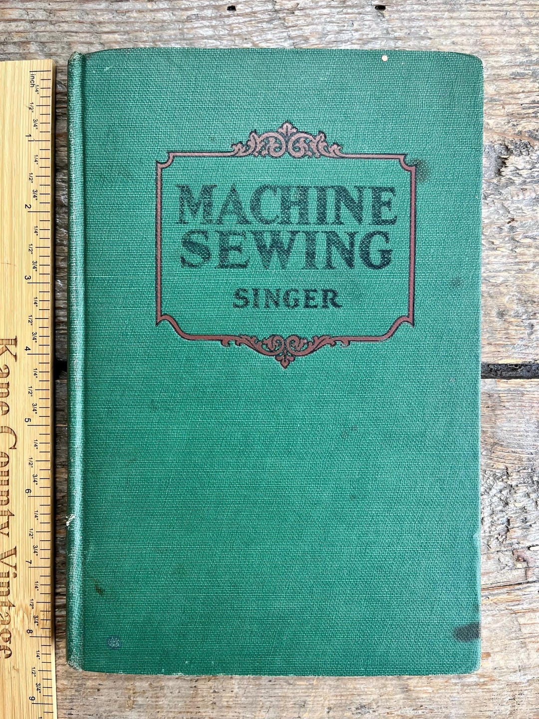 Amazing Rare Antique Book (1924) "machine Sewing: A Treatise on the ...