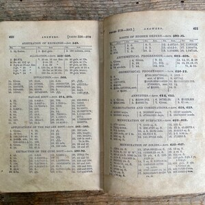 Scarce Antique (1860) School Book, Used During Civil War! "higher ...