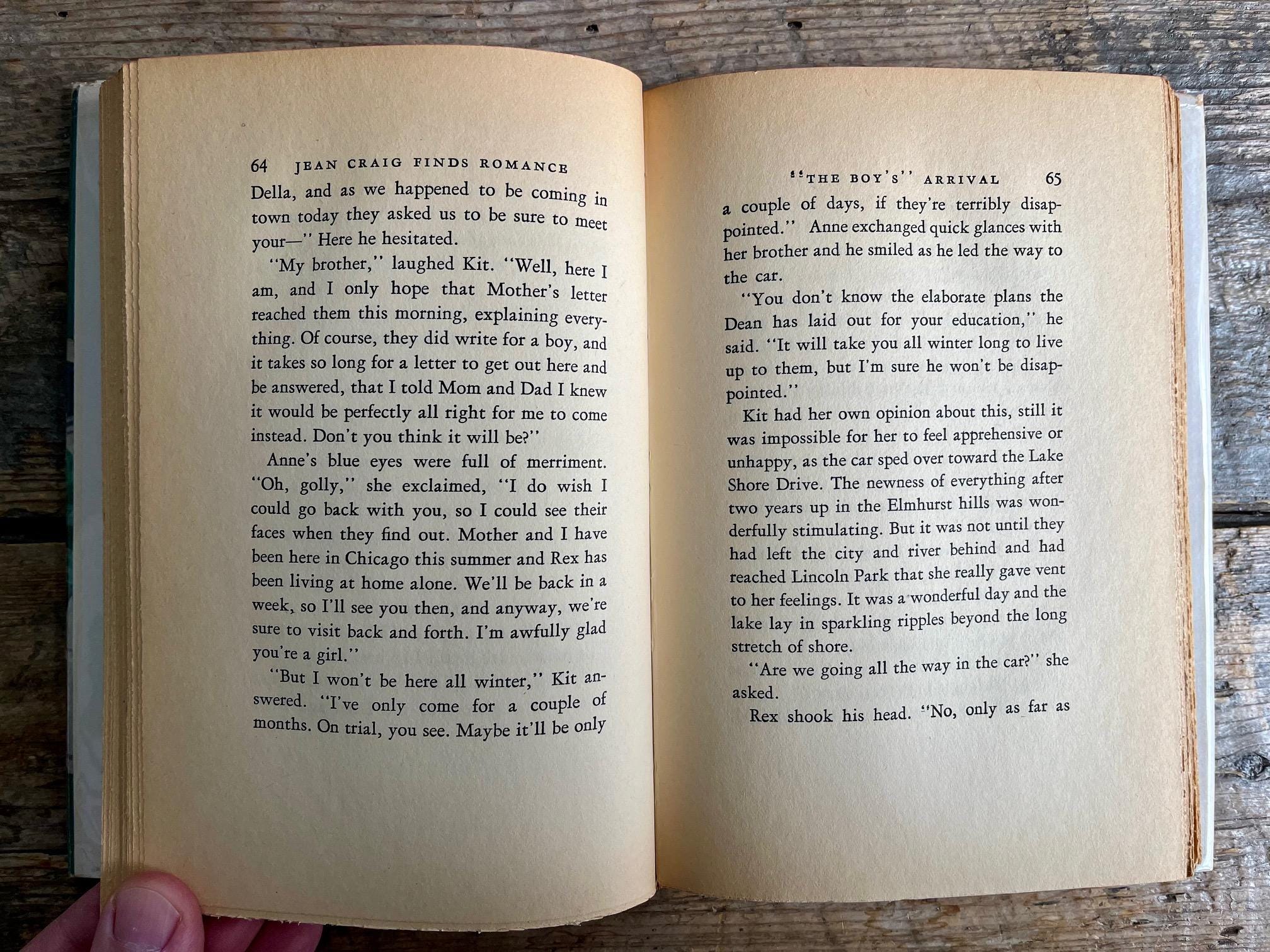 Vintage (1948) Book From World Junior Library "jean Craig Finds Romance ...