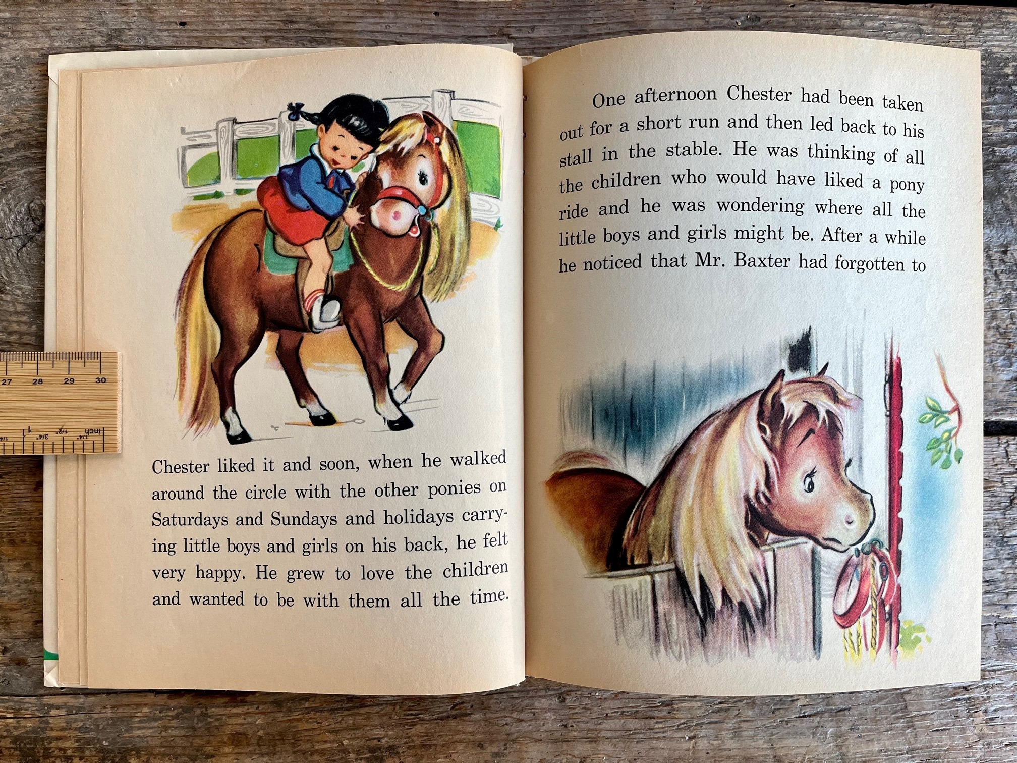 Sweet Vintage Children's Book 1951 chester the Little Pony by Eman ...