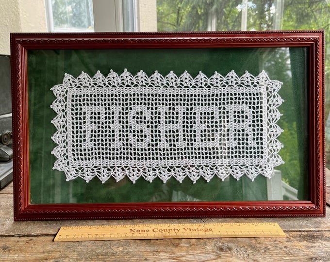 Custom Name Doily - Etsy