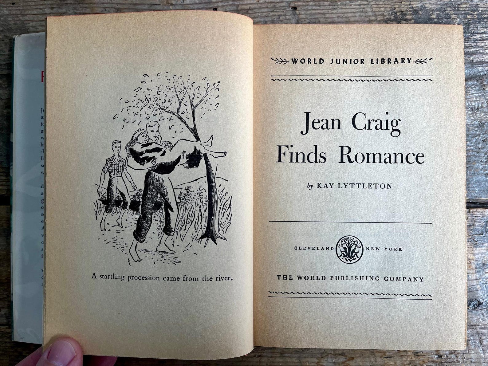 Vintage (1948) Book From World Junior Library "jean Craig Finds Romance ...
