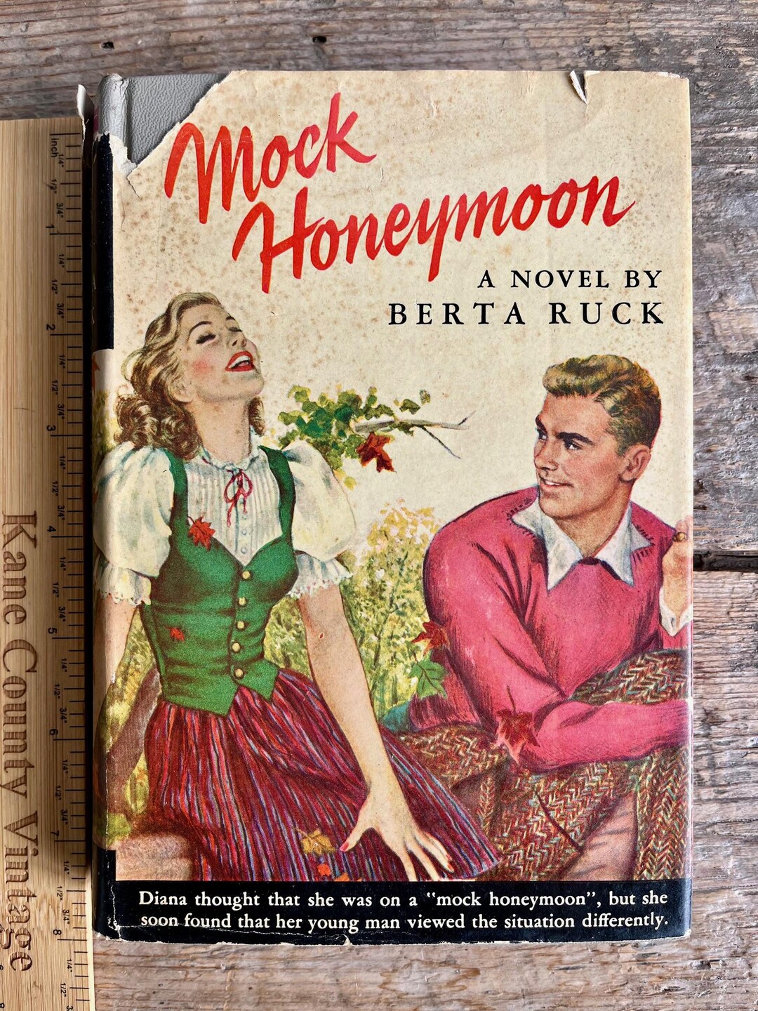 True Vintage (1946) Pulp Fiction Romance Novel! "mock Honeymoon" by ...