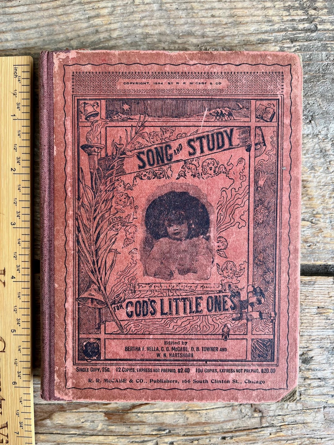 Cute Antique 1894 Religious Book for Children "song and Study for God's ...