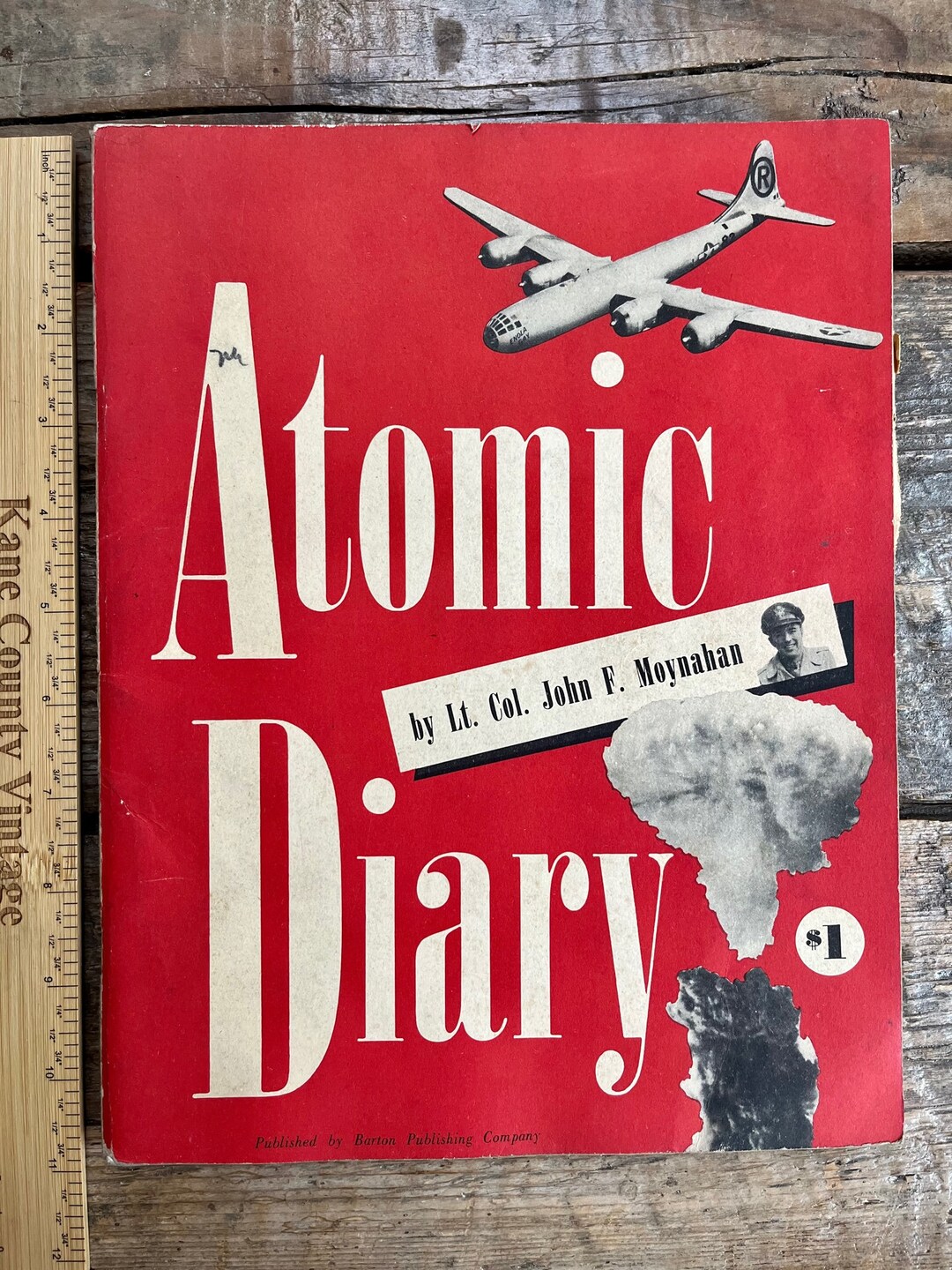 Vintage Oppenheimer Photos! (1946) RARE 1st Edition "atomic Diary" by Lt. Col. John F. Moynahan ...