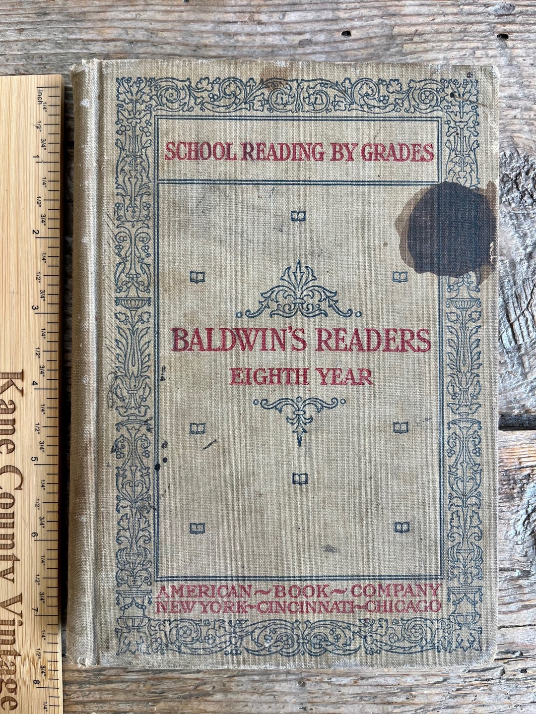 Antique Illustrated School Book 1897 "school Reading by Grades, Eighth ...