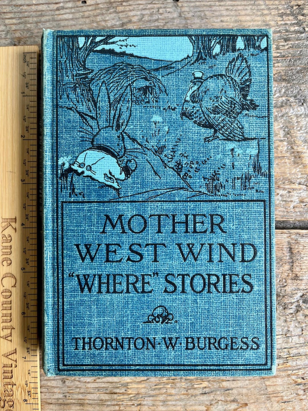 Very Good Antique 1918 Children's Book "mother West Wind's Where ...
