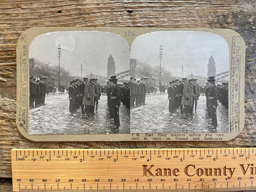 Rare Antique Photograph 1918 Field Marshal Earl Haig End of WWI ...