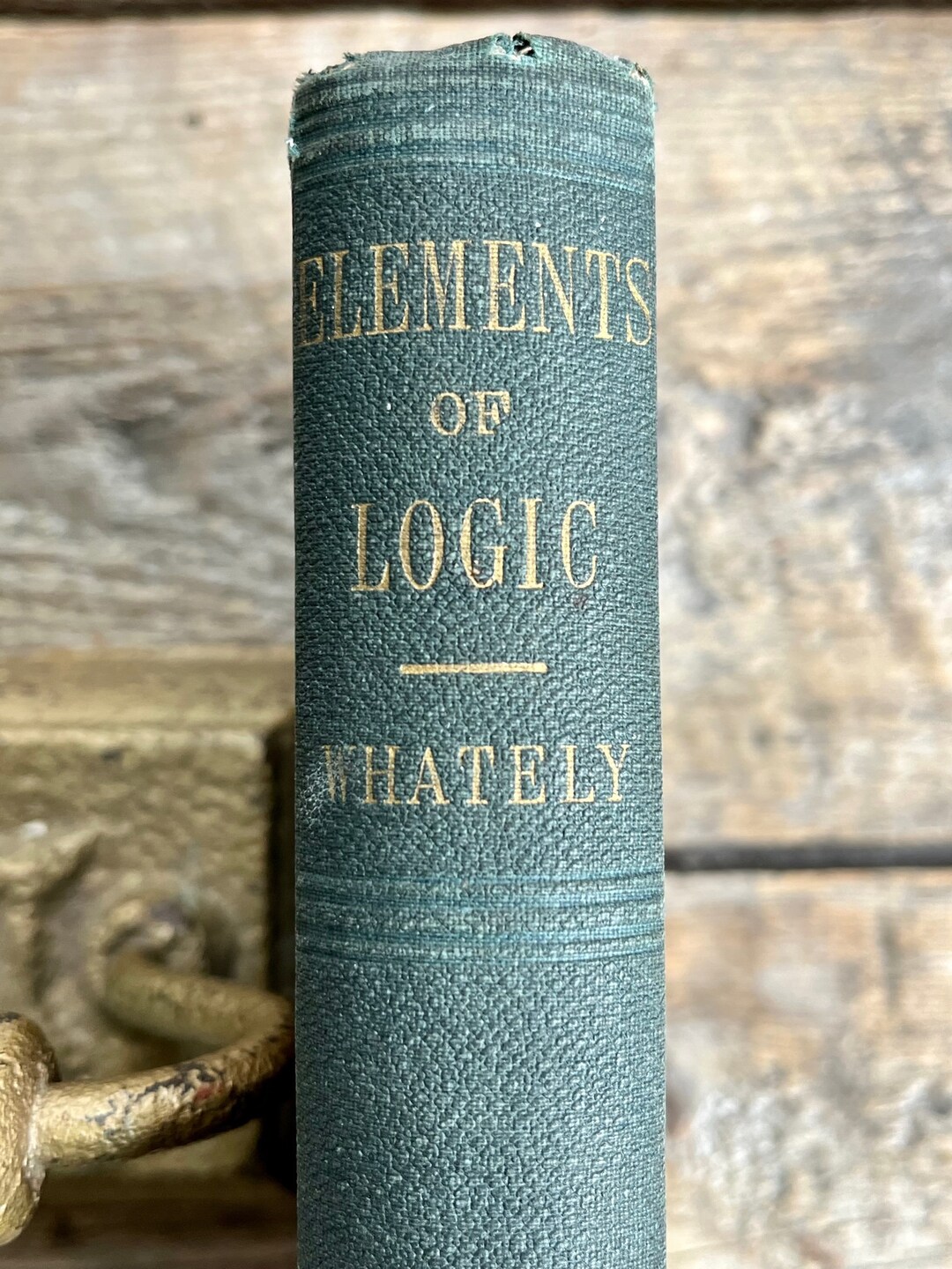 Scarce Antique (1873) Book "elements of Logic in the Encyclopedia ...