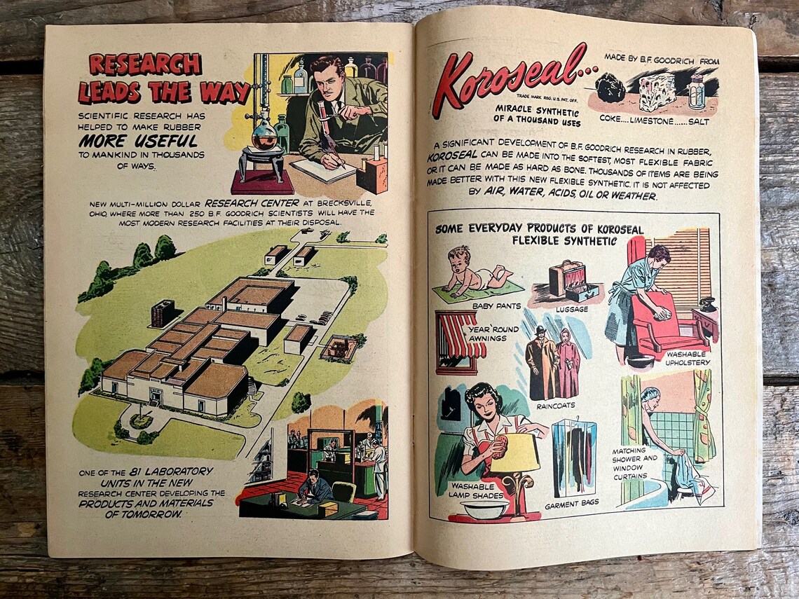 Very Unusual and Interesting Vintage 1947 Comic Book "wonder Book of ...