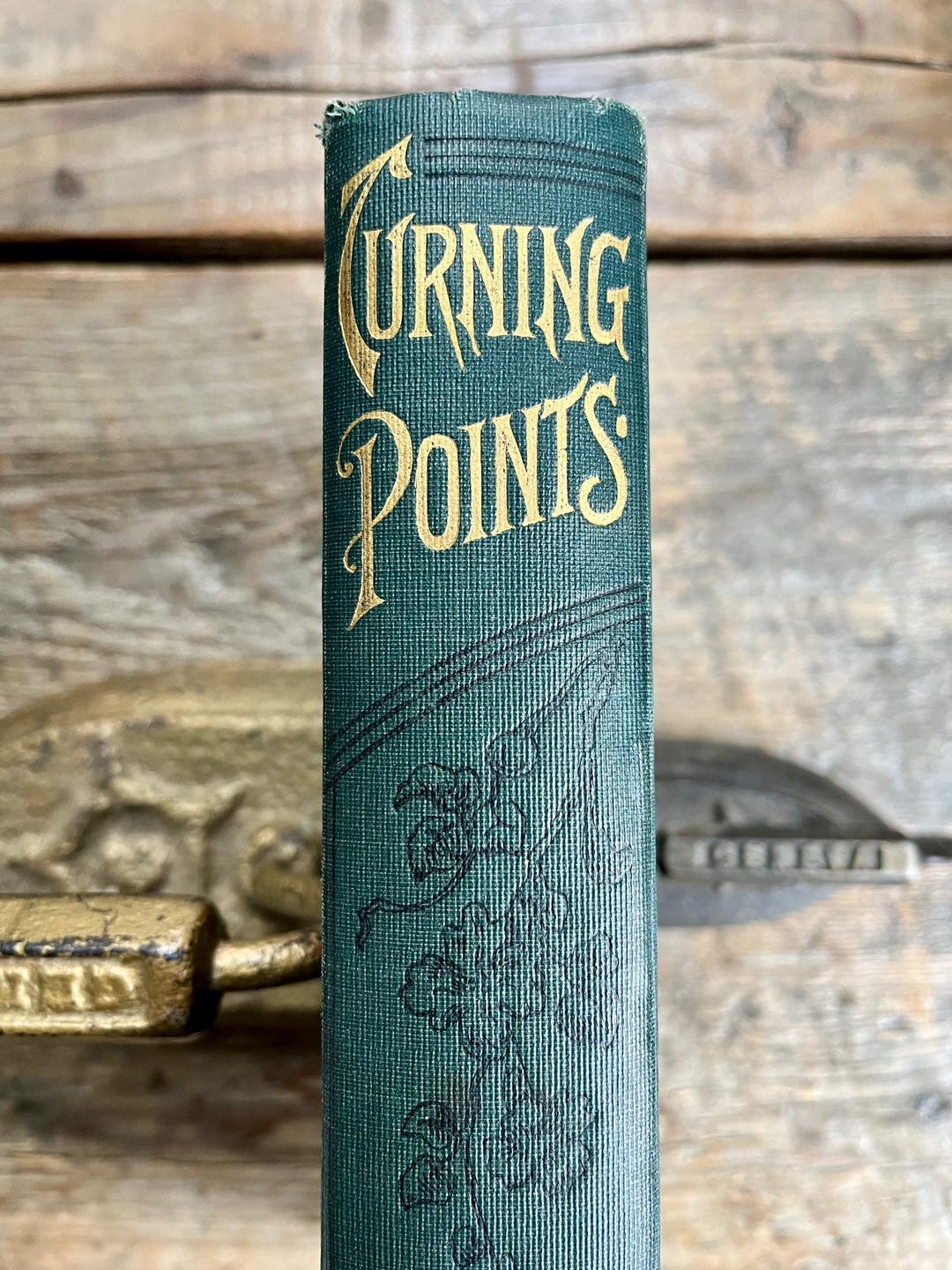 Antique 1892 Illustrated Book "turning Points, or Great Questions for ...