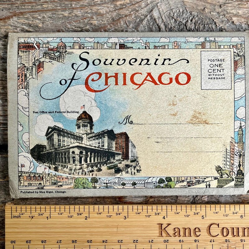 Chicago Postcard - Etsy