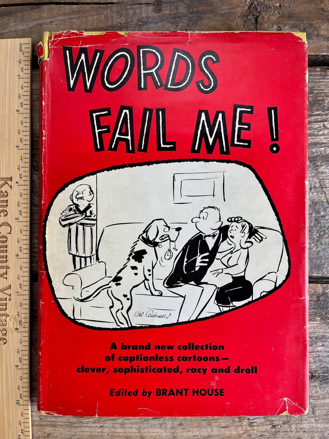 Funny 1950s Captionless Cartoons Vintage (1954) "words Fail Me!" Edited ...