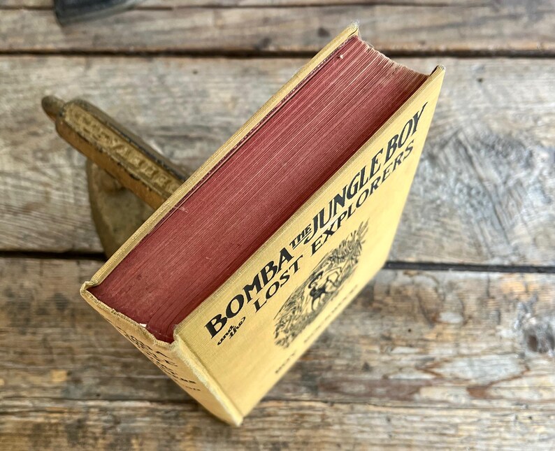 Very Good Vintage 1936 Printing of bomba the Jungle Boy and the Lost ...