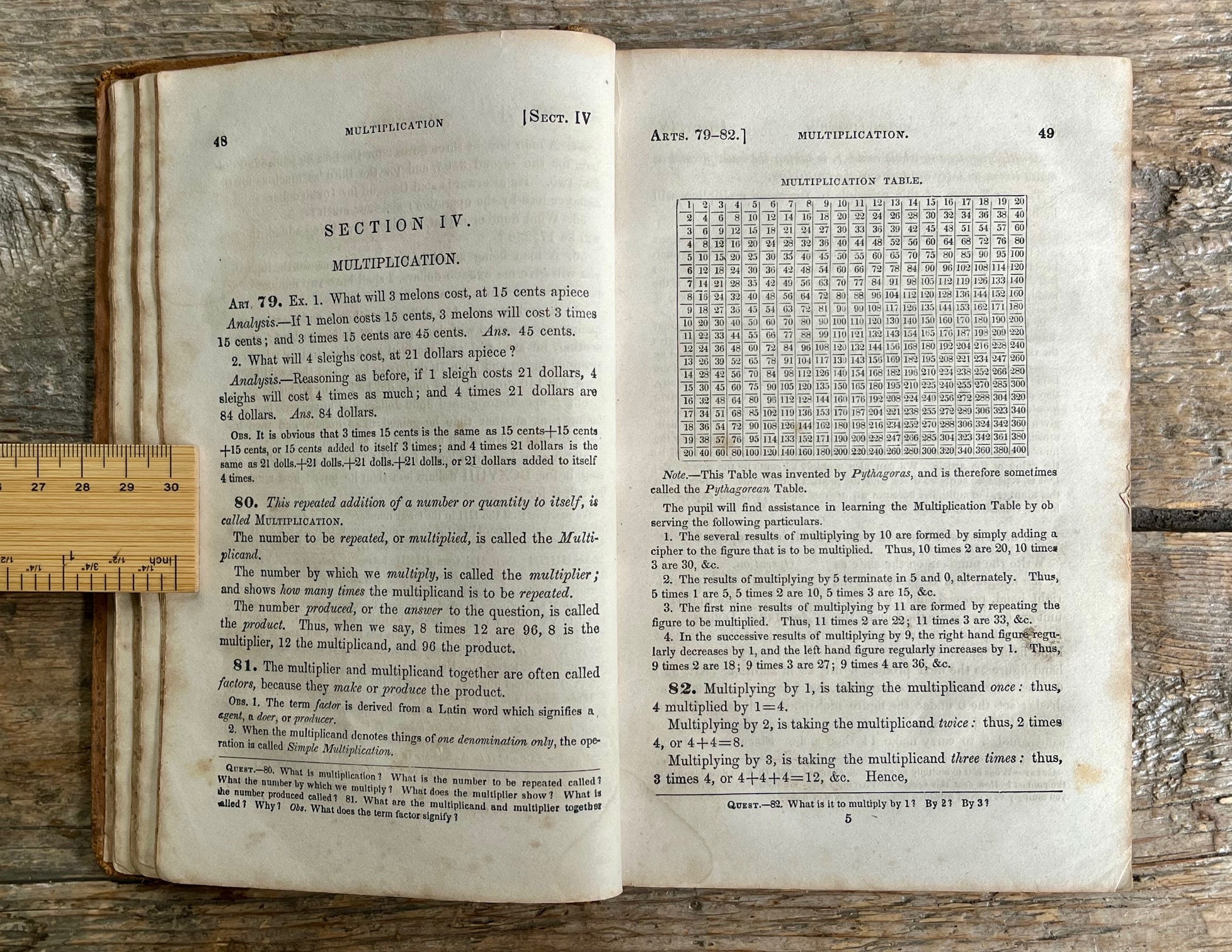 Scarce Antique (1860) School Book, Used During Civil War! "higher ...