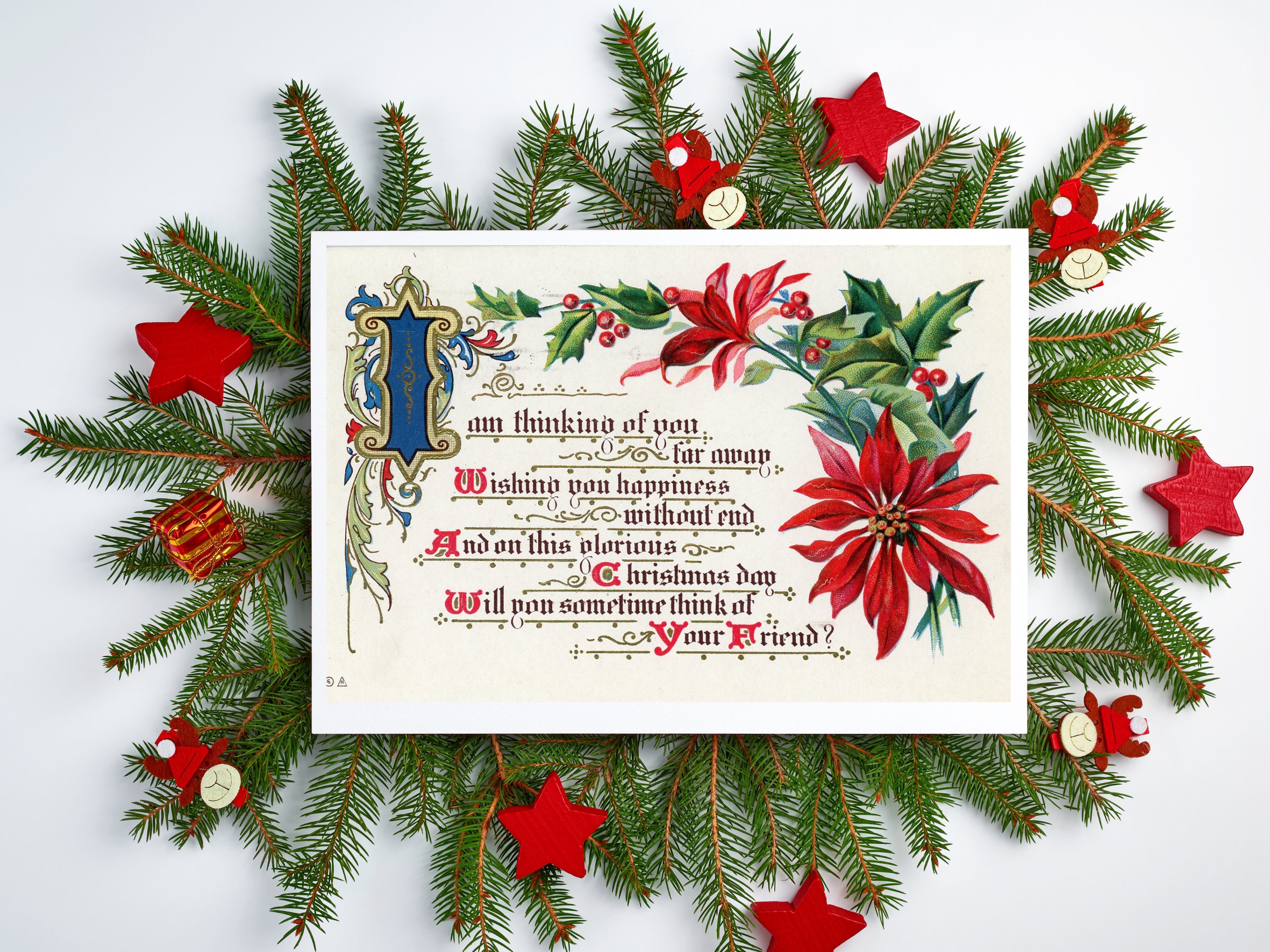 Digital Download Beautiful Printable Color Wall Art or Christmas Card ...