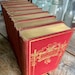 Stunning Red & Gold Antique Set (1899) 8 Volumes of "the Complete Works ...