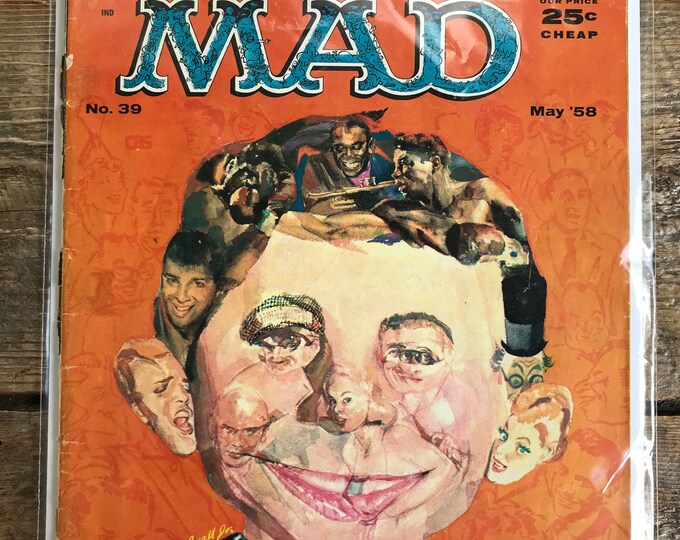 Vintage MAD Magazine Issue No. 39, May 1958 ('april Fool'); Typical ...
