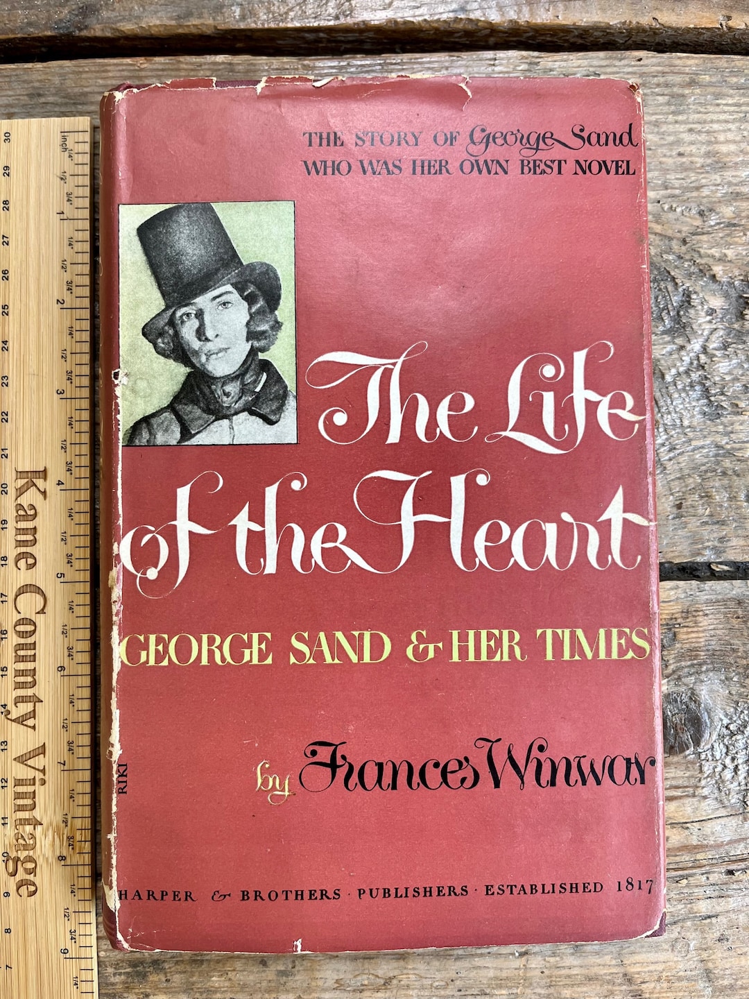 Interesting Biography Vintage Book (1945) "the Life of the Heart ...