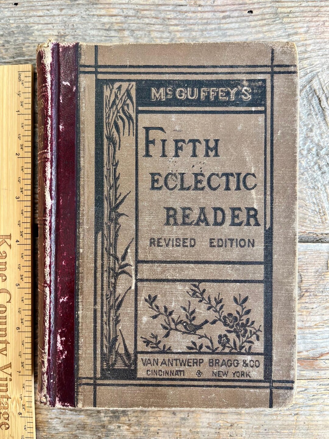 Antique (1879) "mcguffey's Fifth Eclectic Reader" Educational Series ...