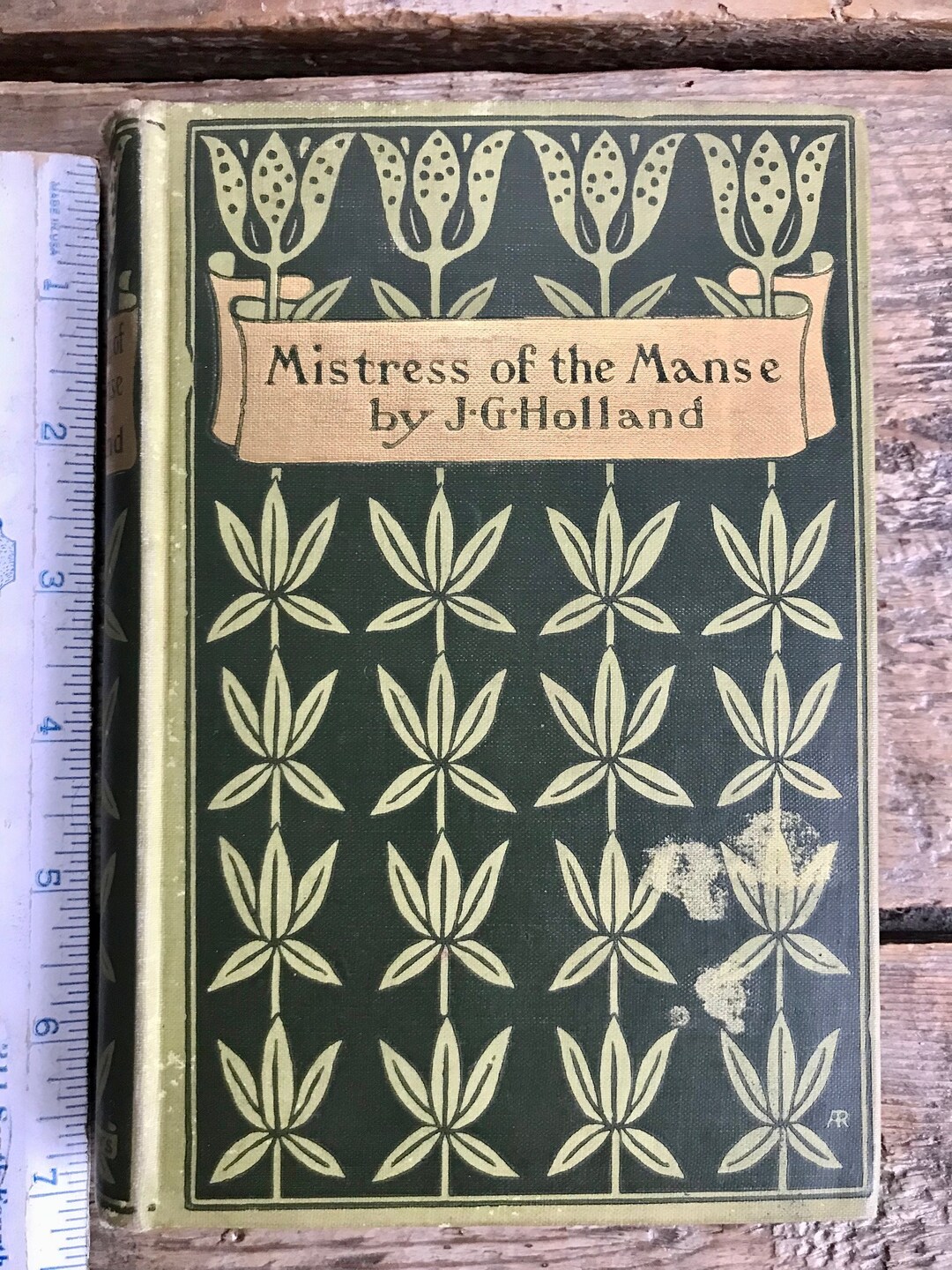 Antique 1907 "mistress of the Manse: A Poem" by J. G. Holland; Theme of ...