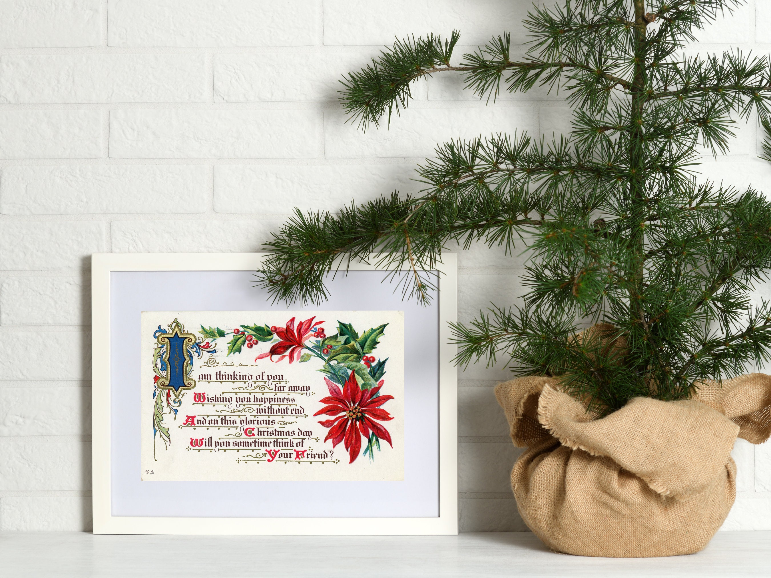 Digital Download Beautiful Printable Color Wall Art or Christmas Card ...