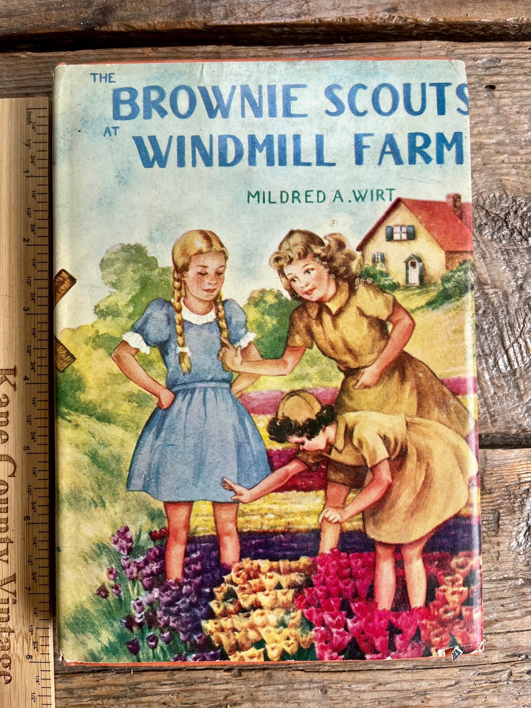 Very Nice 1st Edition 1953 Vintage Book the Brownie Scouts at Windmill ...