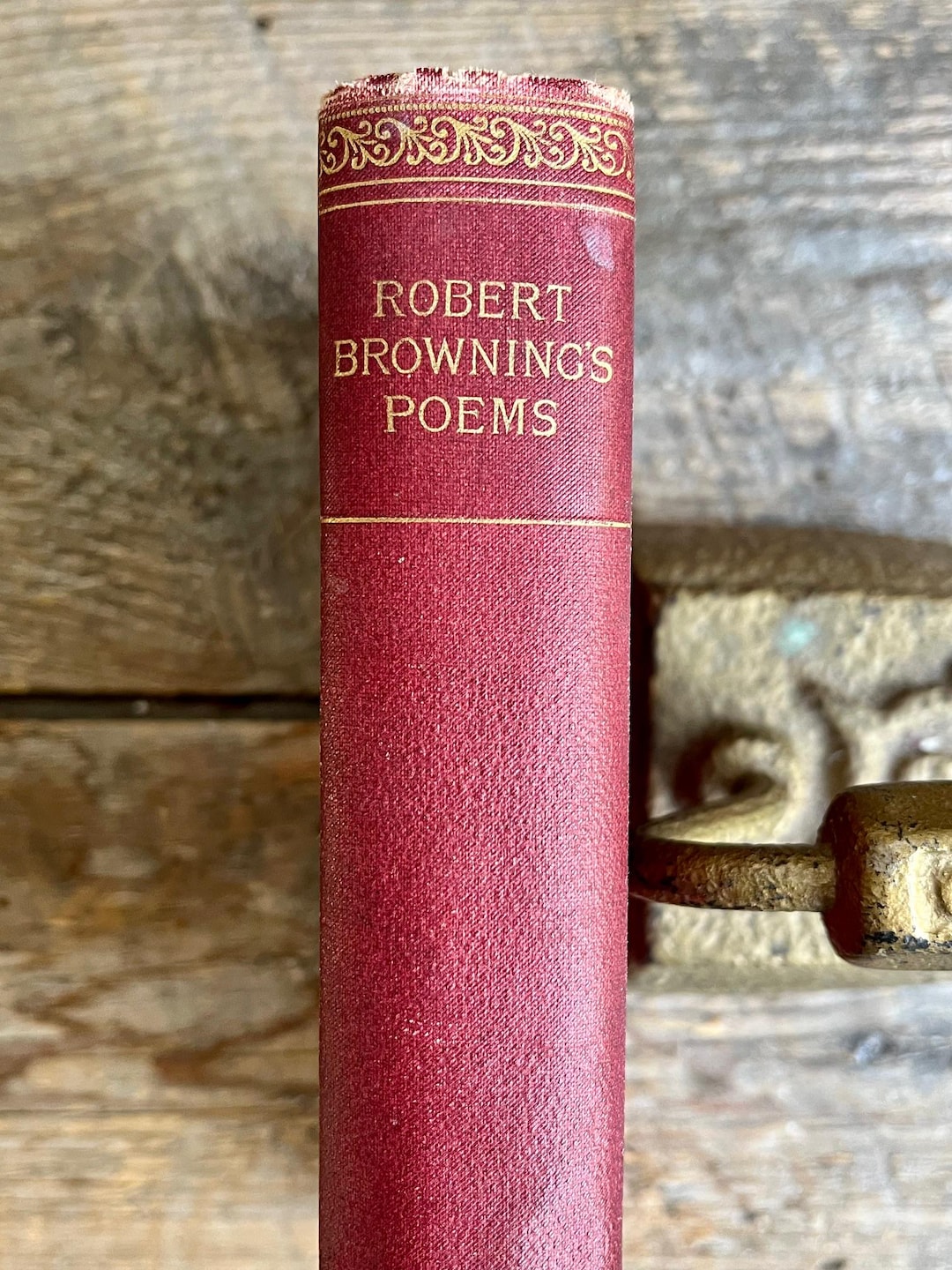Very Affordable Antique (1896) Astor Edition of "robert Browning's ...