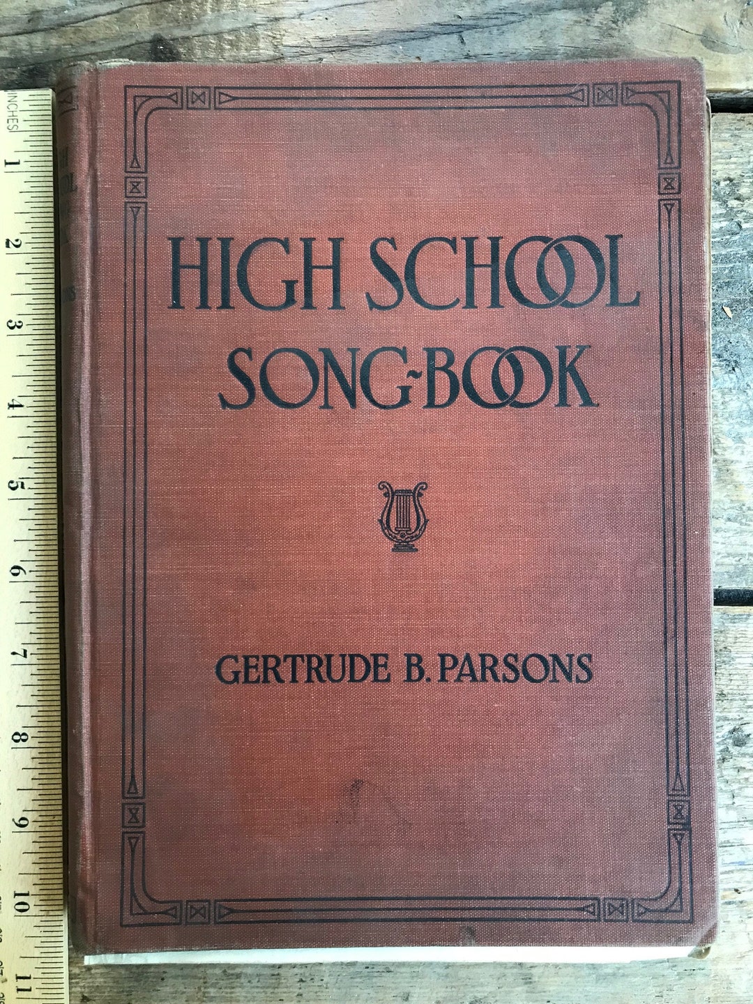 Antique 1919 high School Song Book by Gertrude B. Parsons Hymns ...