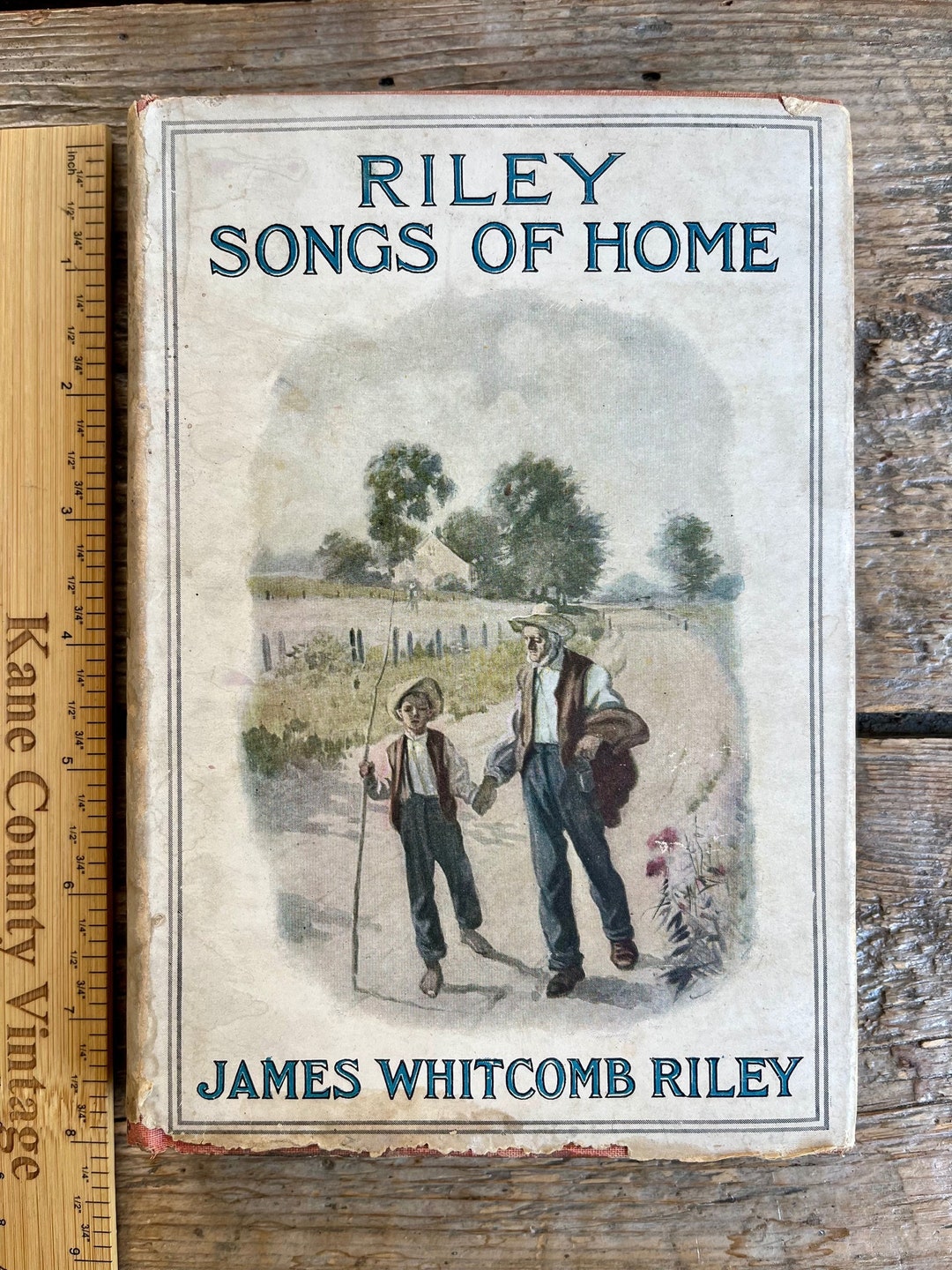 Nice Antique 1910 Edition of "riley Songs of Home" by James Whitcomb ...