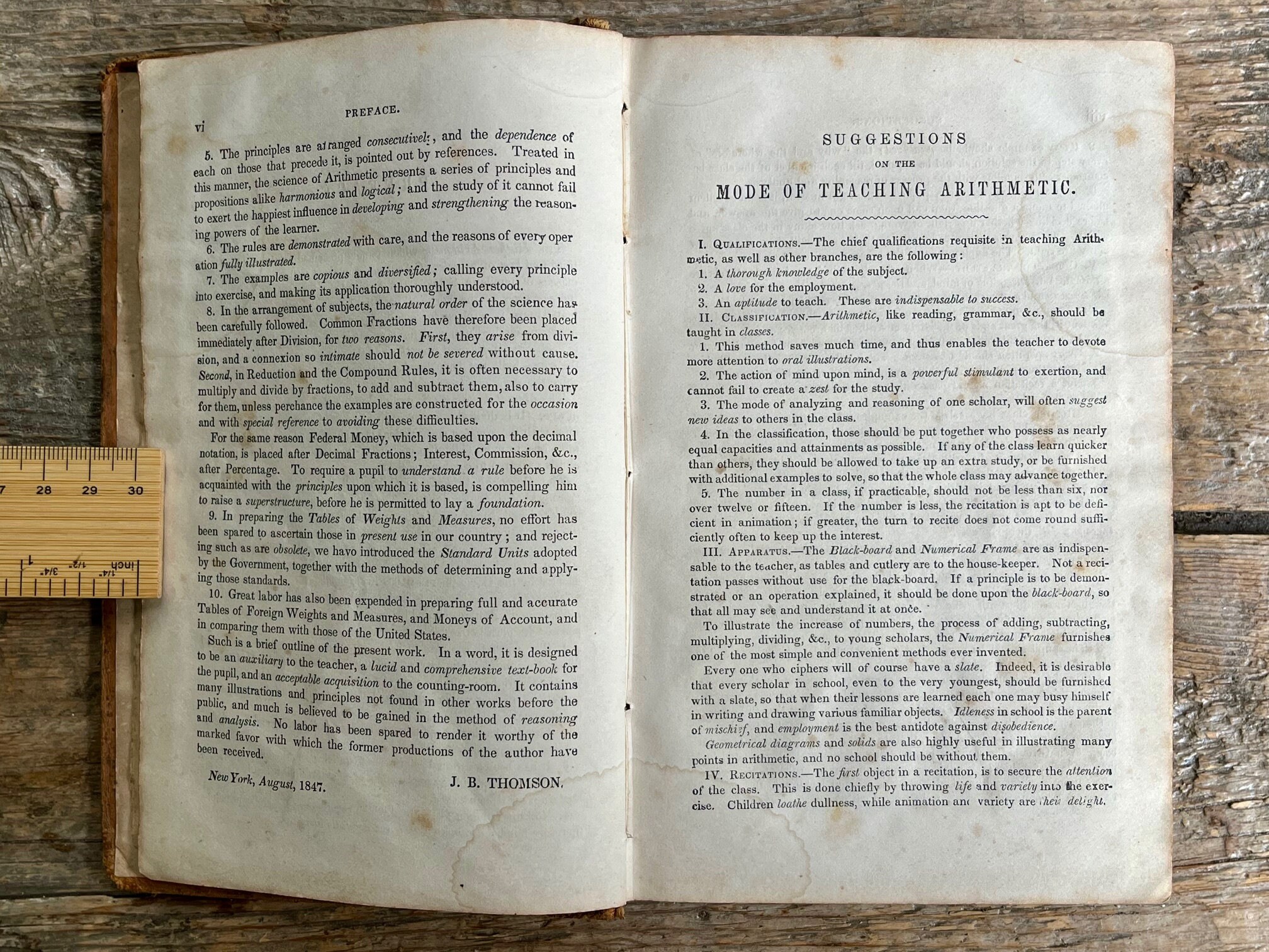 Scarce Antique (1860) School Book, Used During Civil War! "higher ...