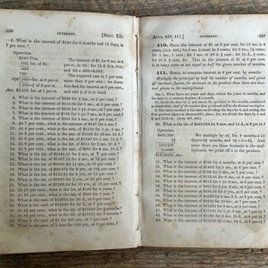 Scarce Antique (1860) School Book, Used During Civil War! "higher ...