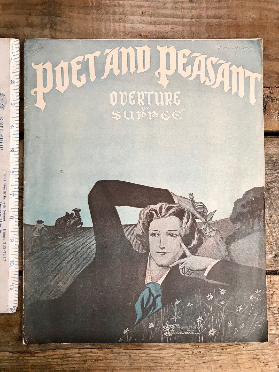 Original Antique (1910s) Sheet Music "poet and Peasant Overture" by ...