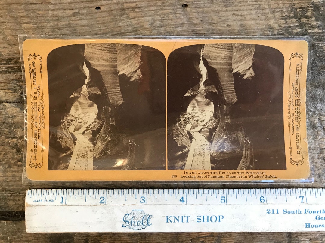 Very Early Photograph of Wisconsin Dells 1870s Kilbourn City WI; Rare ...