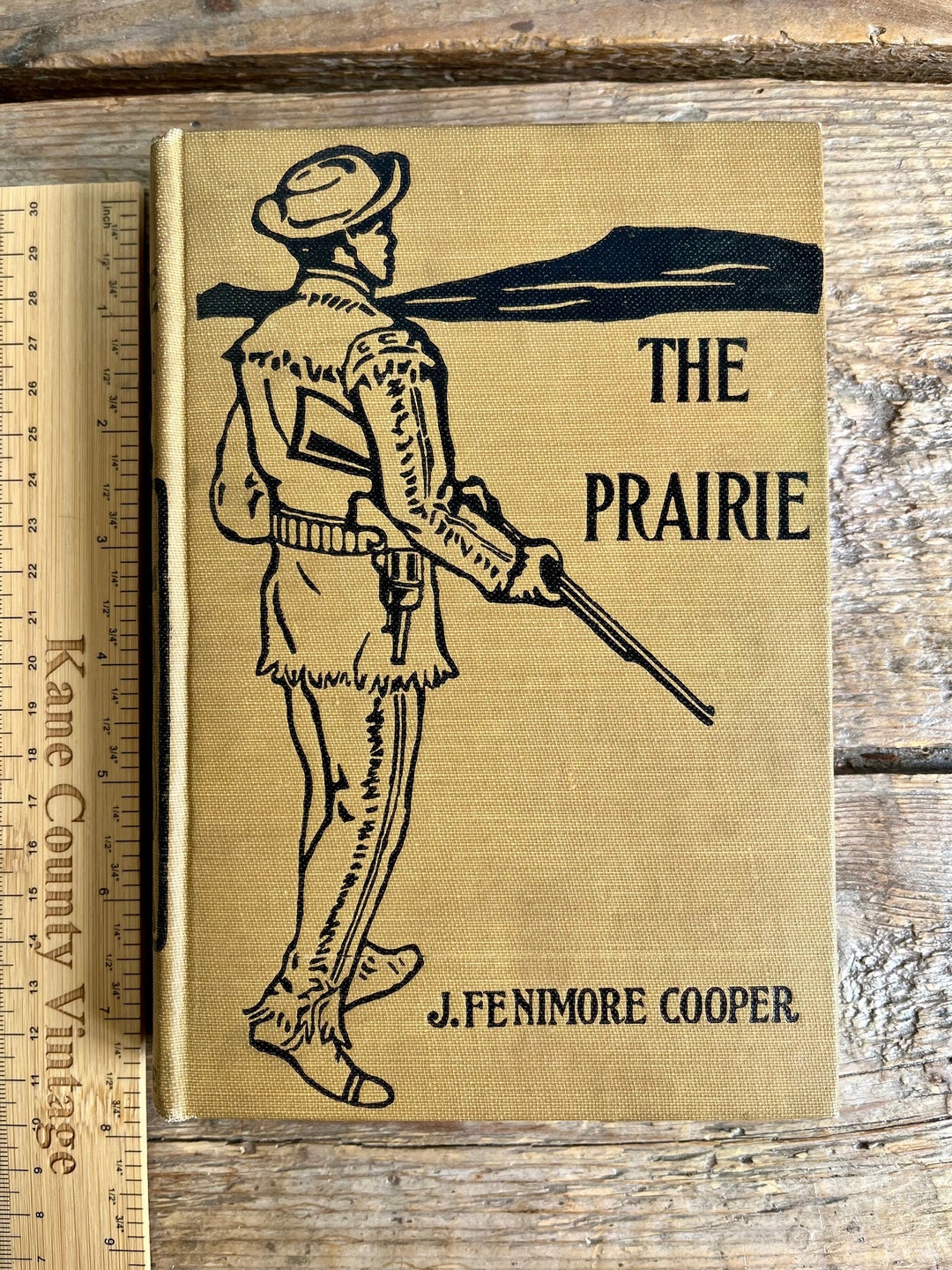 Excellent Antique c. 1916 Hardcover Copy of the Prairie by J. Fenimore ...