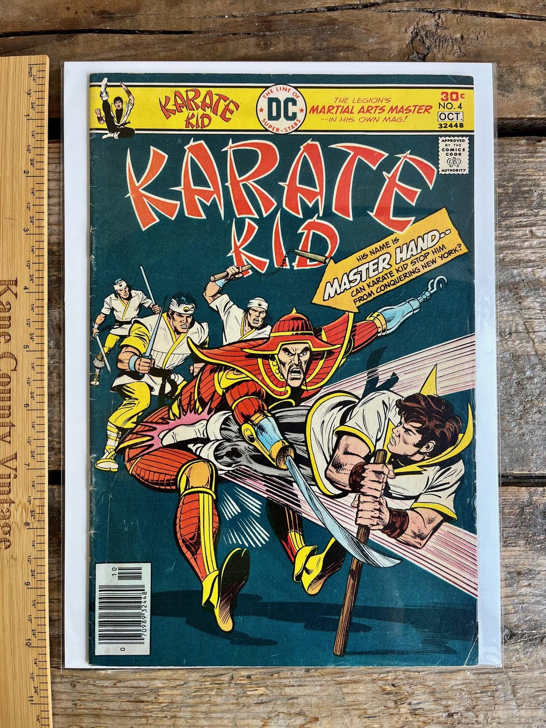 Vintage (october 1976) Issue #4 "karate Kid" Comic Book, DC Comics ...