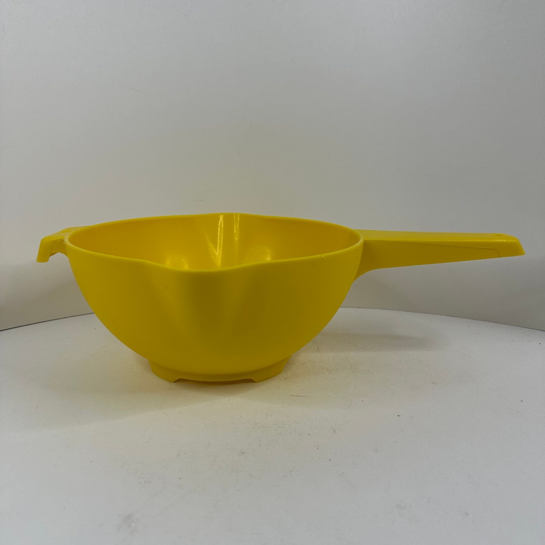 Vintage Tupperware Citrus Yellow 2 Quart Strainer Colander #1523 - Etsy