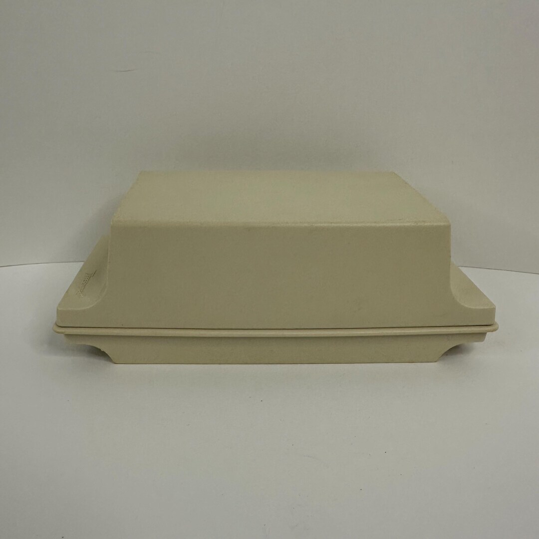 Vintage Tupperware Almond Double Stick, Half Pound Butter Keeper Dish ...