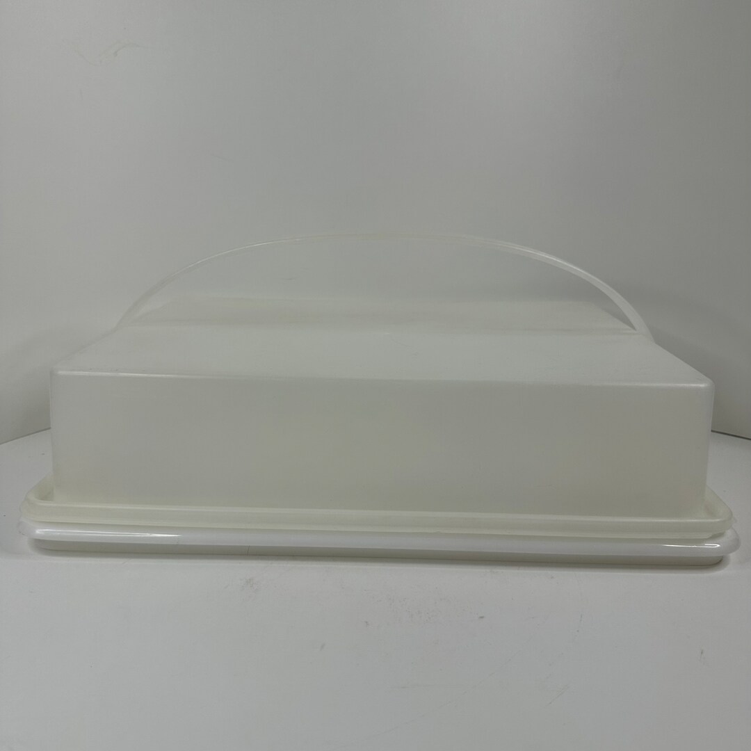 Vintage Tupperware Fresh-n-fancy Cake Taker Carrier W/ Handle ...