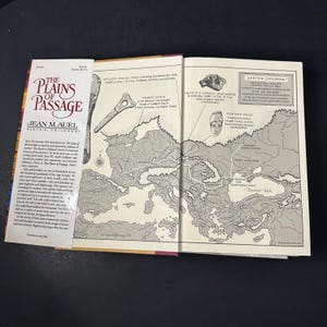 Jean M Auel the Plains of Passage Earth's Children 1990 HC 1st Edition ...