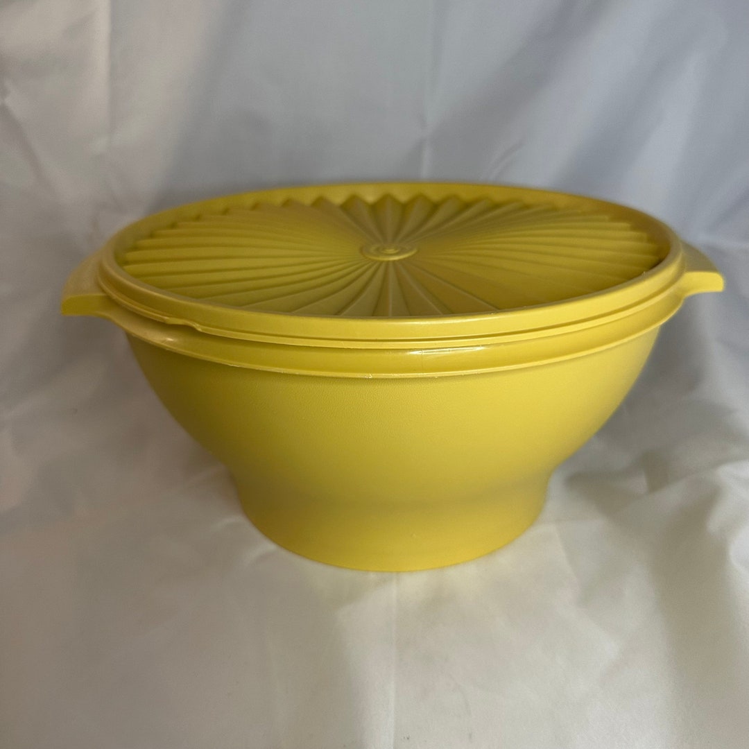 Vintage Harvest Gold Tupperware Servalier 880 Batter Bowl - Etsy