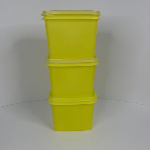 Yellow Tupperware - Etsy
