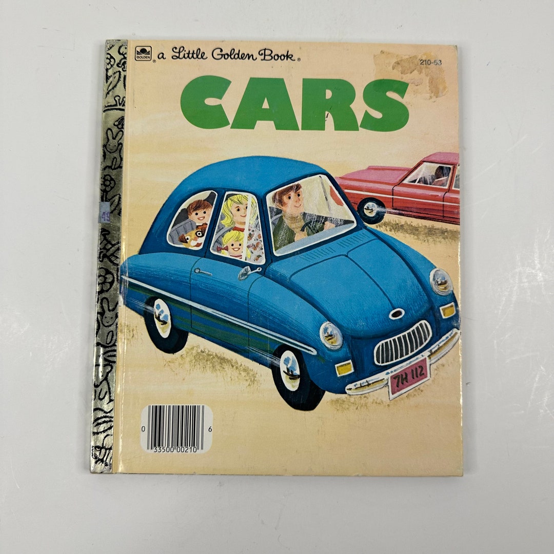 1973 Cars, Vintage Little Golden Book by Bob Ottum, Bedtime Story ...