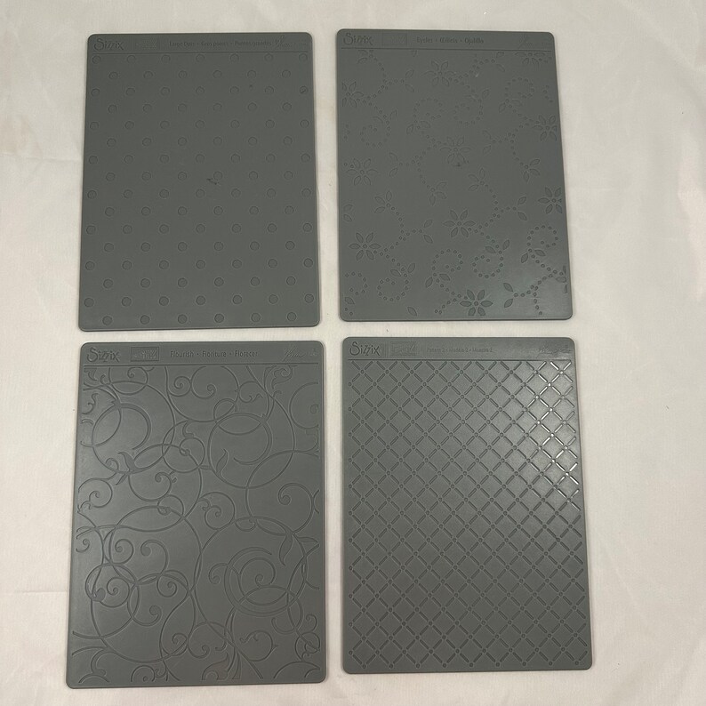 Sizzix Stampin' Up TEXTURZ Background 1 and Pattern 1 - Etsy