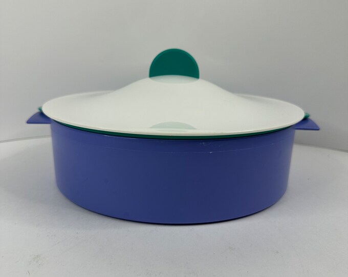 Tupperware 3 Piece Micro-steamer 3066A 3067A 3065A Purple Teal ...