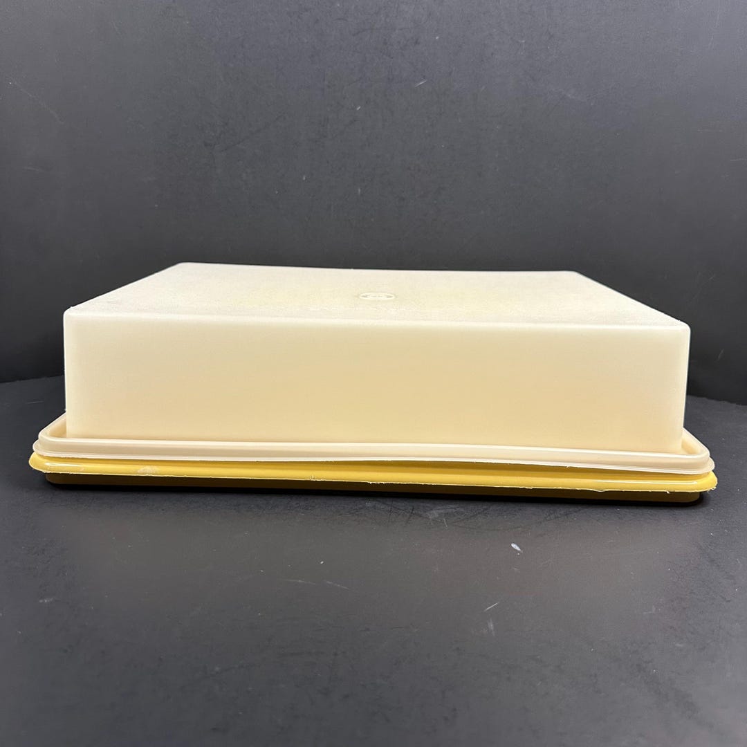 Tupperware Rectangular Fresh N Fancy Cake Taker Carrier #622-623 ...