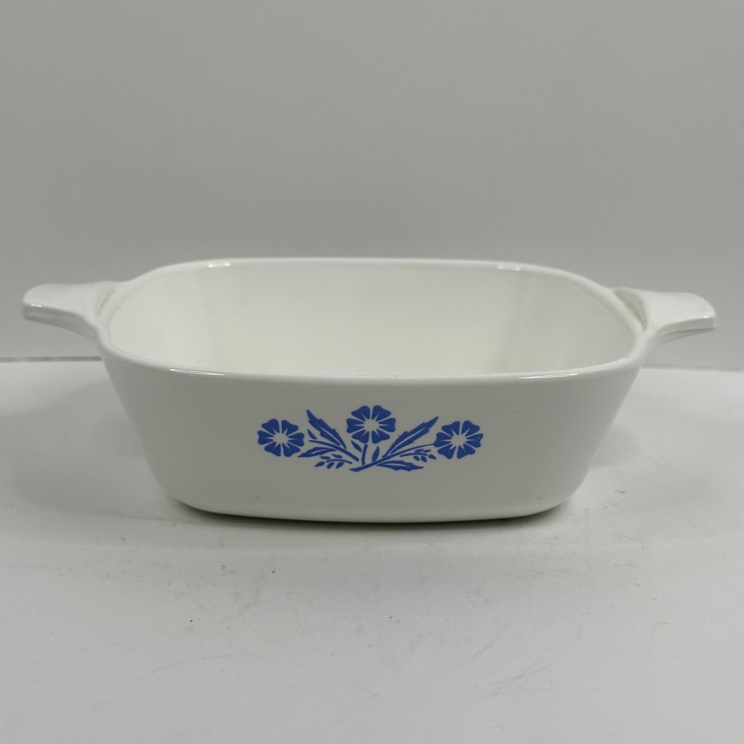Vintage 1960s Corning Ware P41-B Petite Pan Casserole Dishes Blue ...