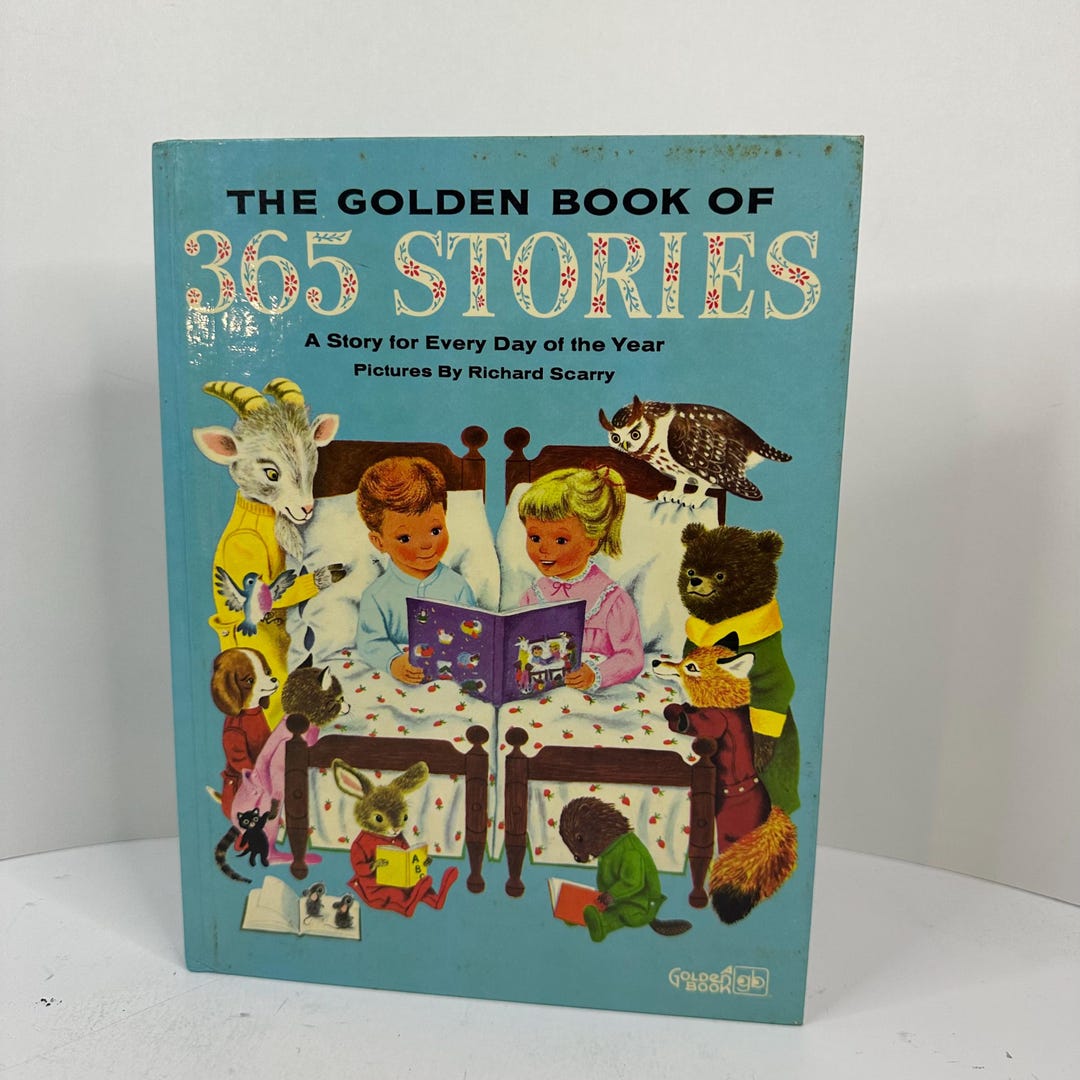 The Golden Book of 365 Stories, Kathryn Jackson, Pictures by Richard ...