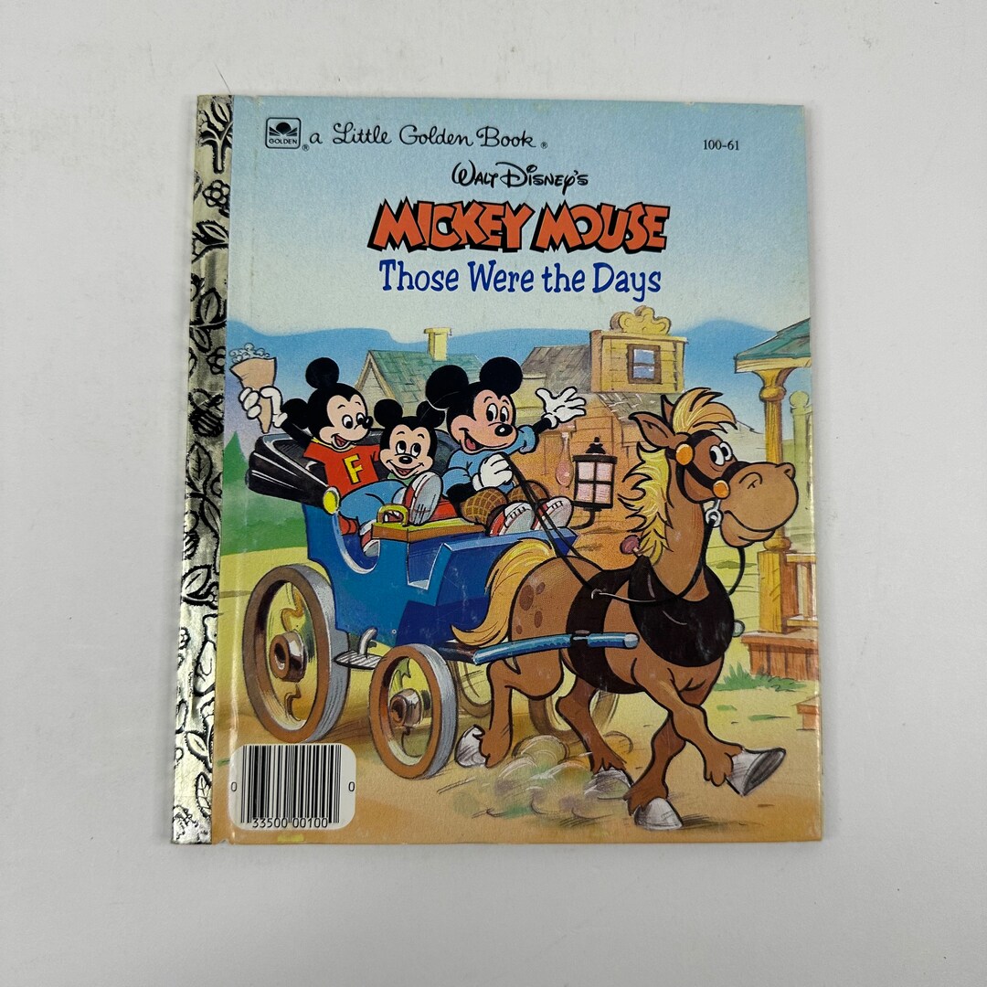 1988 Walt Disney's Mickey Mouse Those Were the Days, Vintage Little ...
